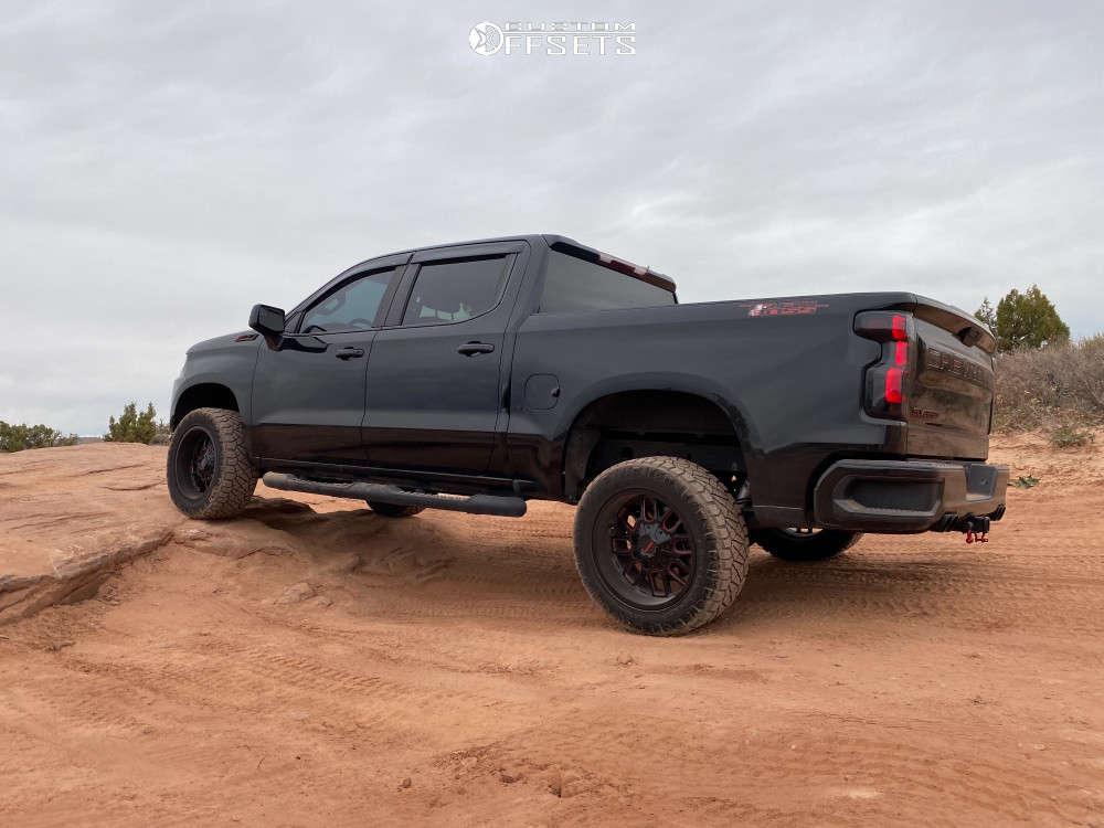 2019 Chevrolet Silverado 1500 with 20x10 -19 Mayhem Cogent and 33/12 ...