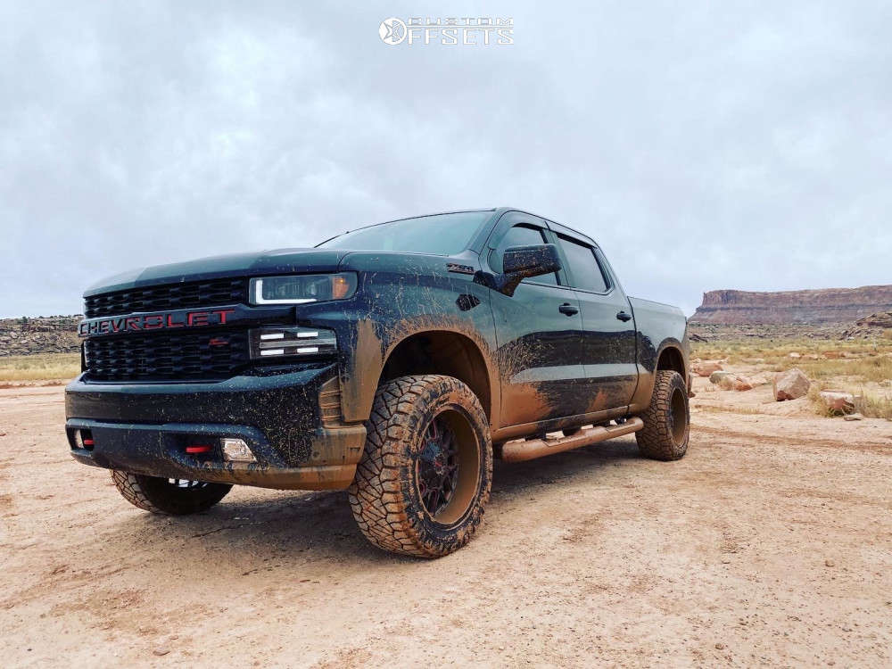 2019 Chevrolet Silverado 1500 with 20x10 -19 Mayhem Cogent and 33/12 ...
