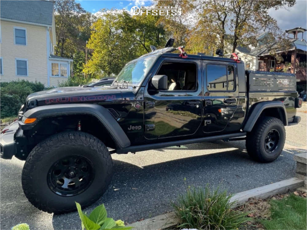 2020 Jeep Gladiator with 17x9.5 -12 Fuel Enduro and 37/12.5R17 BFGoodrich All Terrain Ta Ko2 and ...