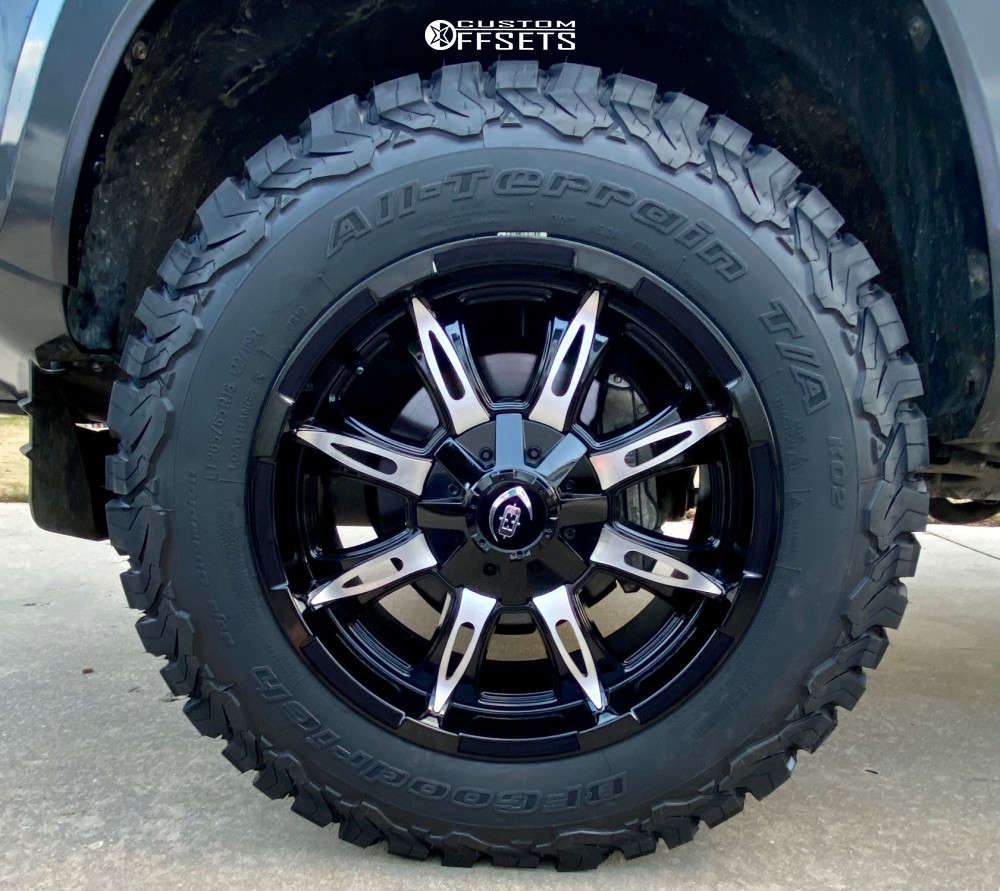 2019 Toyota Tacoma with 18x9 -12 Vision Manic and 265/65R18 BFGoodrich All Terrain Ta Ko2 and ...