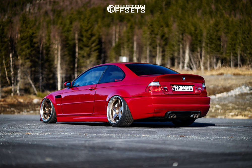 2001 BMW M3 with 19x9.5 20 SevenK Zeus and 225/35R19 Minerva F205 and ...