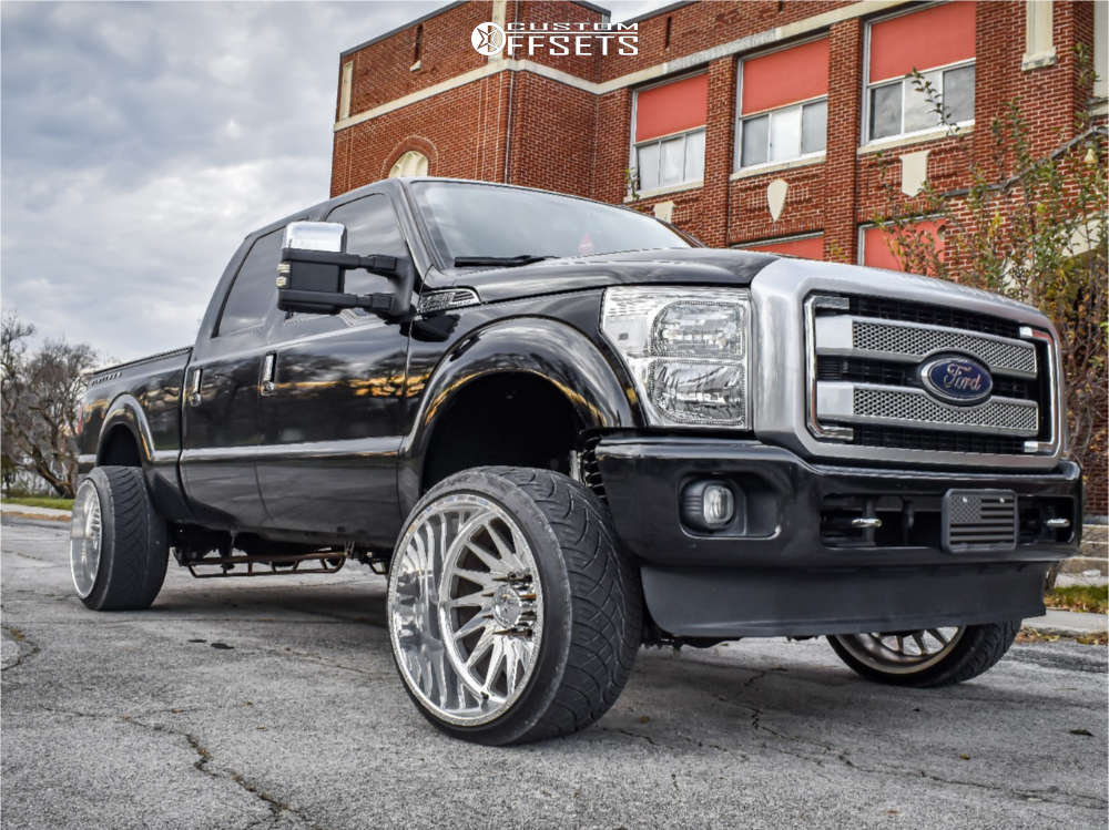 2016 Ford F-250 Super Duty with 24x14 -90 American Force Morph and 305 ...
