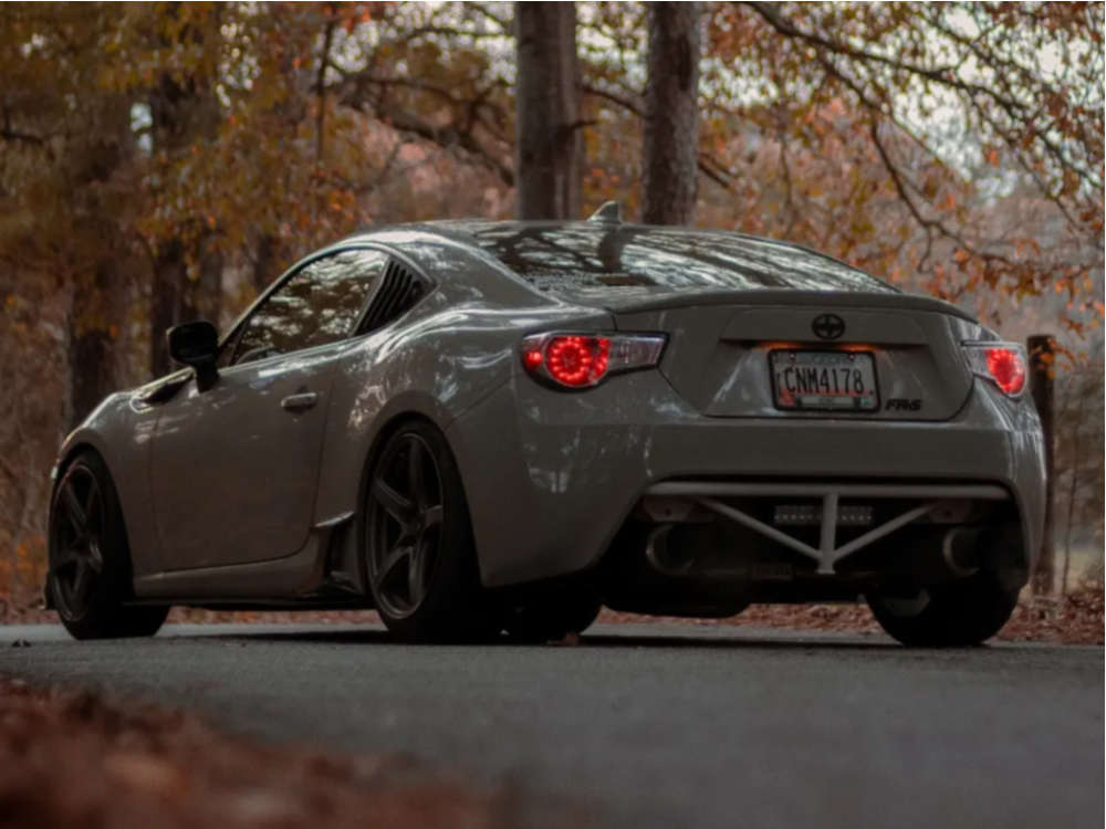 2016 Scion FR-S with 18x9.5 38 Option Lab R555 and 235/40R18 ...