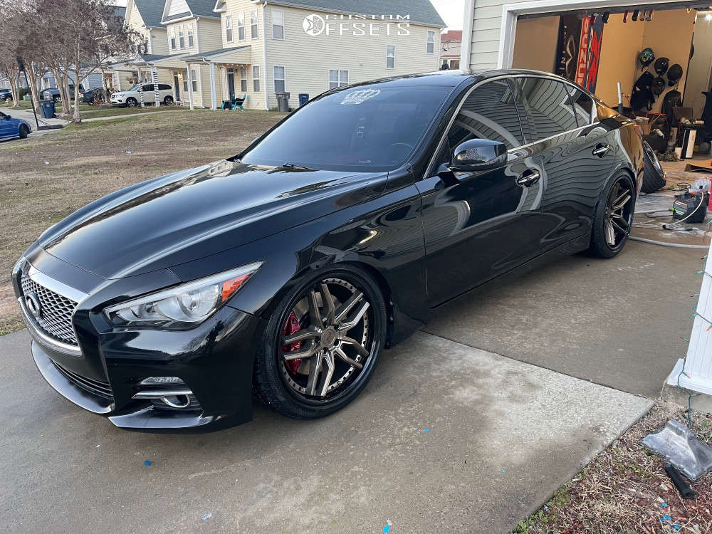 2015 INFINITI Q50 HellaFlush Coilovers | Custom Offsets