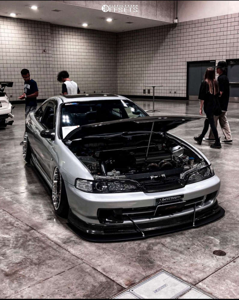 1999 Acura Integra with 17x8.5 4 Work Vs Xx and 205/40R17 Federal SS595 ...