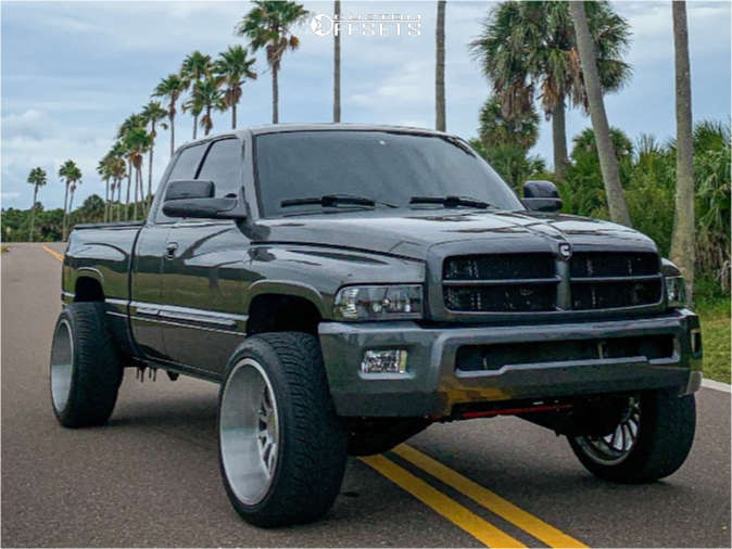 2002 Dodge Ram 2500 with 22x12 -51 Cali Offroad Summit and 305/40R22 ...