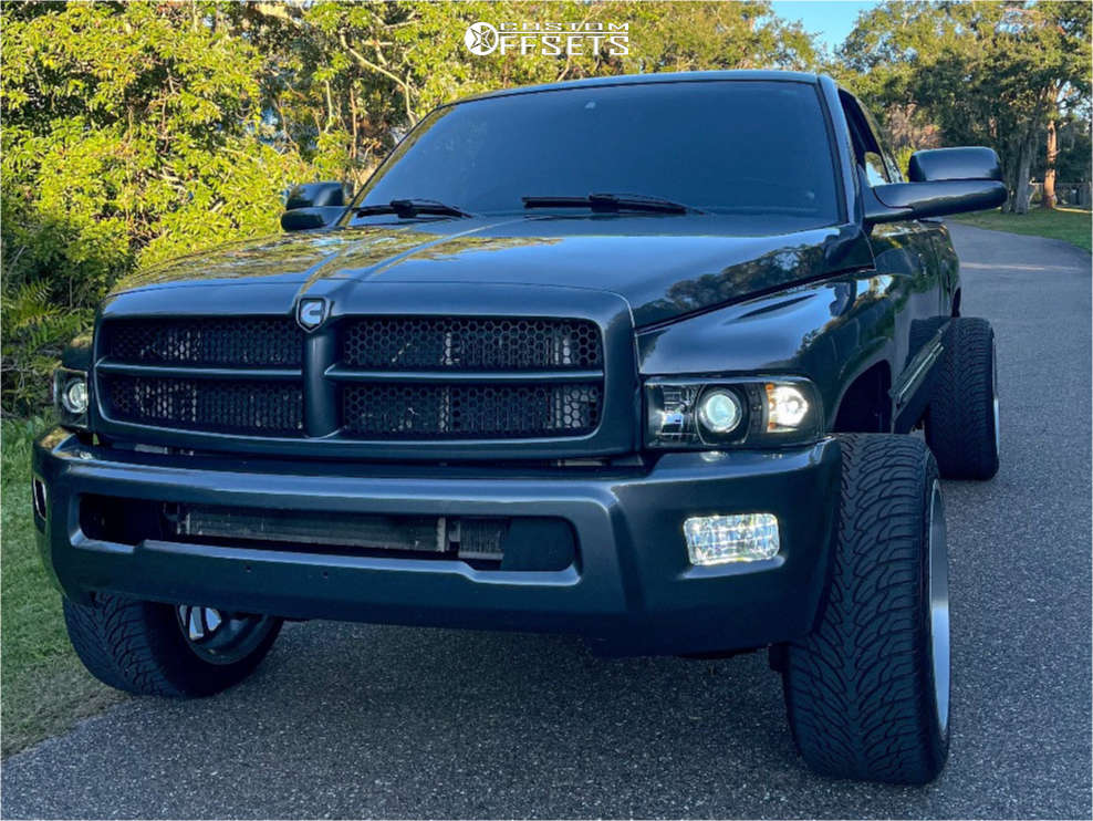2002 Dodge Ram 2500 with 22x12 -51 Cali Offroad Summit and 305/40R22 ...