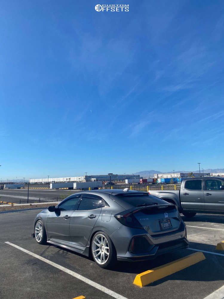 2017 Honda Civic with 18x9.5 35 AVID1 AV32 and 235/40R18 Nankang Ns-25 ...