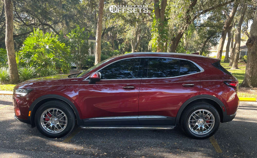 2022 Buick Envision with 18x8 45 Drag Dr37 and 245/45R18 Continental ...
