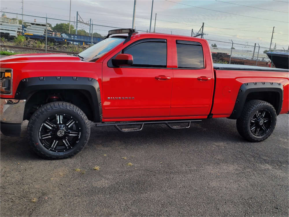 2016 Chevrolet Silverado 1500 with 20x9 -12 Anthem Off-Road Enforcer ...