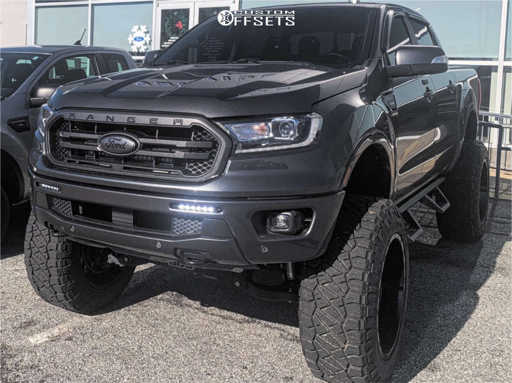 2019 Ford Ranger with 22x12 -44 TIS 547B and 37/12.5R22 Nitto Ridge ...
