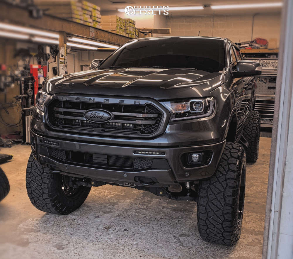 2019 Ford Ranger with 22x12 -44 TIS 547B and 37/12.5R22 Nitto Ridge ...