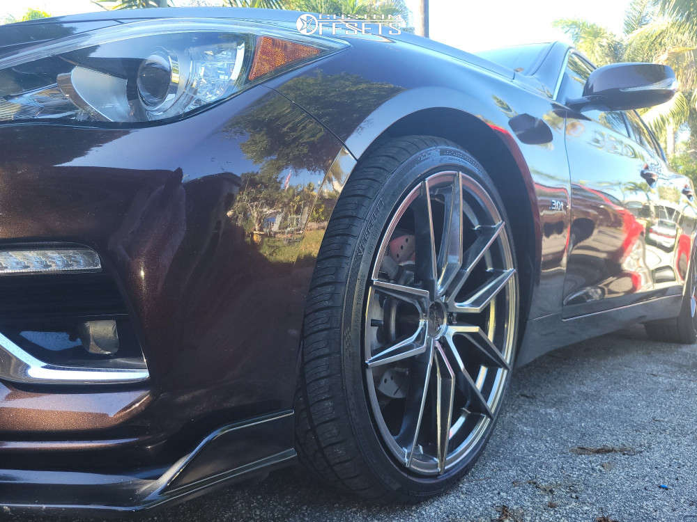 2019 INFINITI Q50 with 20x8.5 38 XXR 559 and 245/35R20 Accelera 651 ...