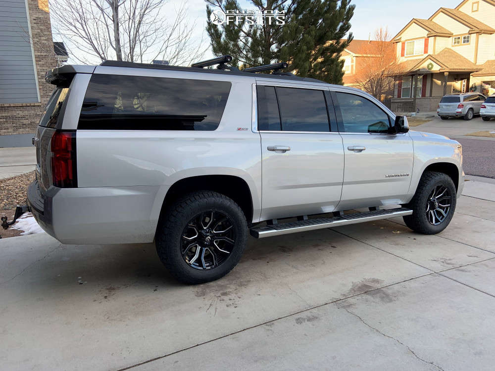 2015 Chevrolet Suburban with 20x9 1 Fuel Rage and 275/60R20 Toyo Tires ...