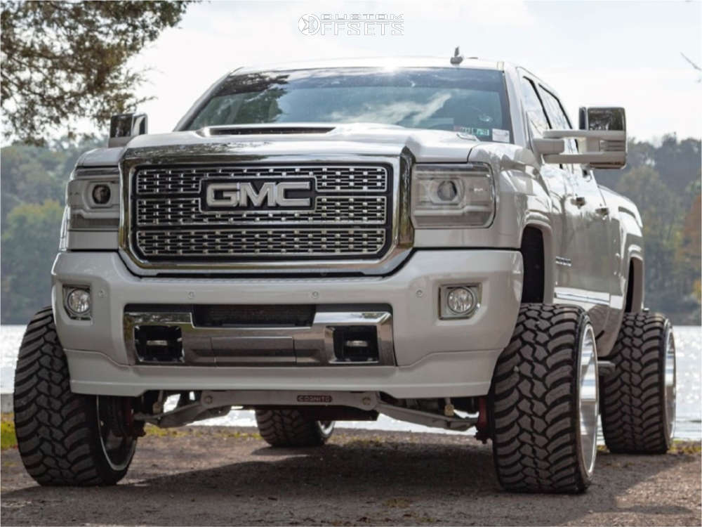 2017 GMC Sierra 2500 HD with 24x14 -76 Fuel Forged Ff30 and 33/13.5R24 ...