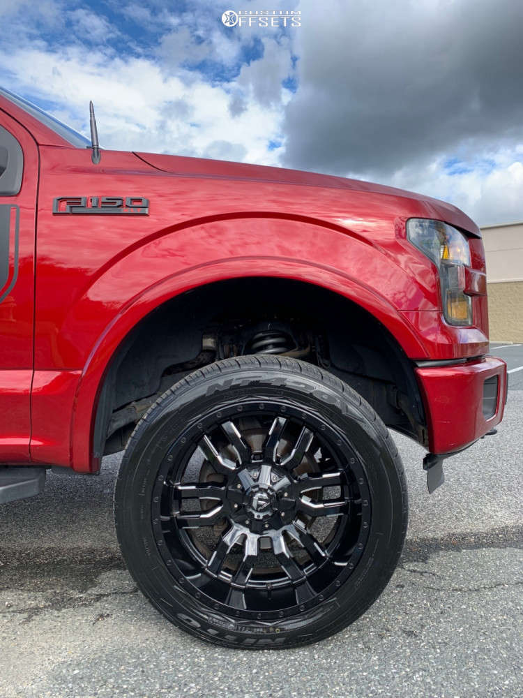 2016 Ford F-150 with 22x10 -18 Fuel Sledge and 305/45R22 Nitto Nt420v ...