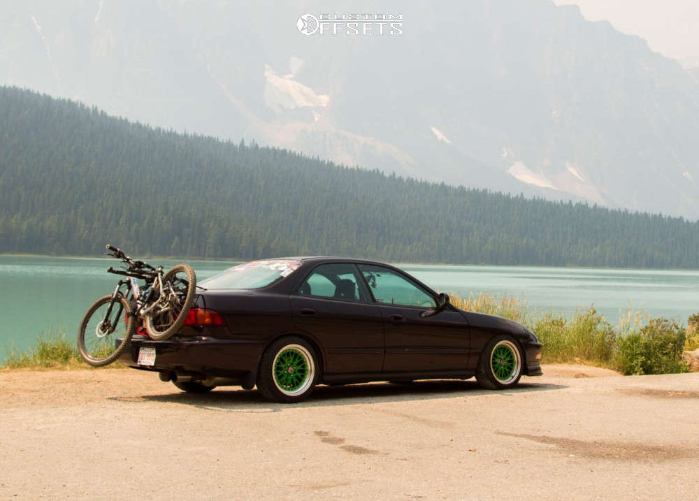 1996 Acura Integra with 16x9 25 AVID1 AV12 and 205/45R16 Nitto Neo Gen ...