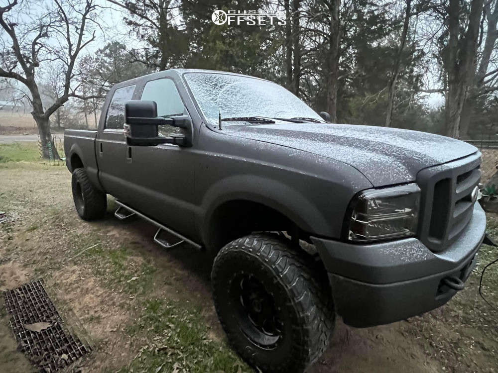 2001 Ford F-250 Super Duty with 18x10 -24 Fuel Boost and 35/12.5R18 ...