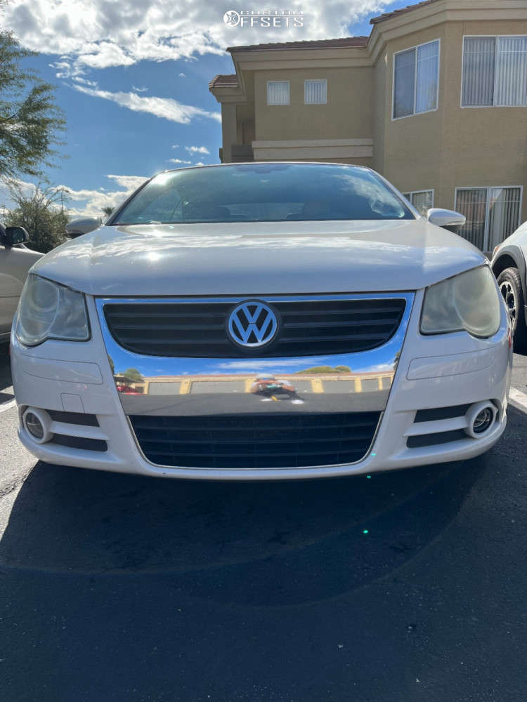 2009 Volkswagen Eos with 18x8.5 35 9SiX9 SIX-1 and 225/40R18 Vercelli ...