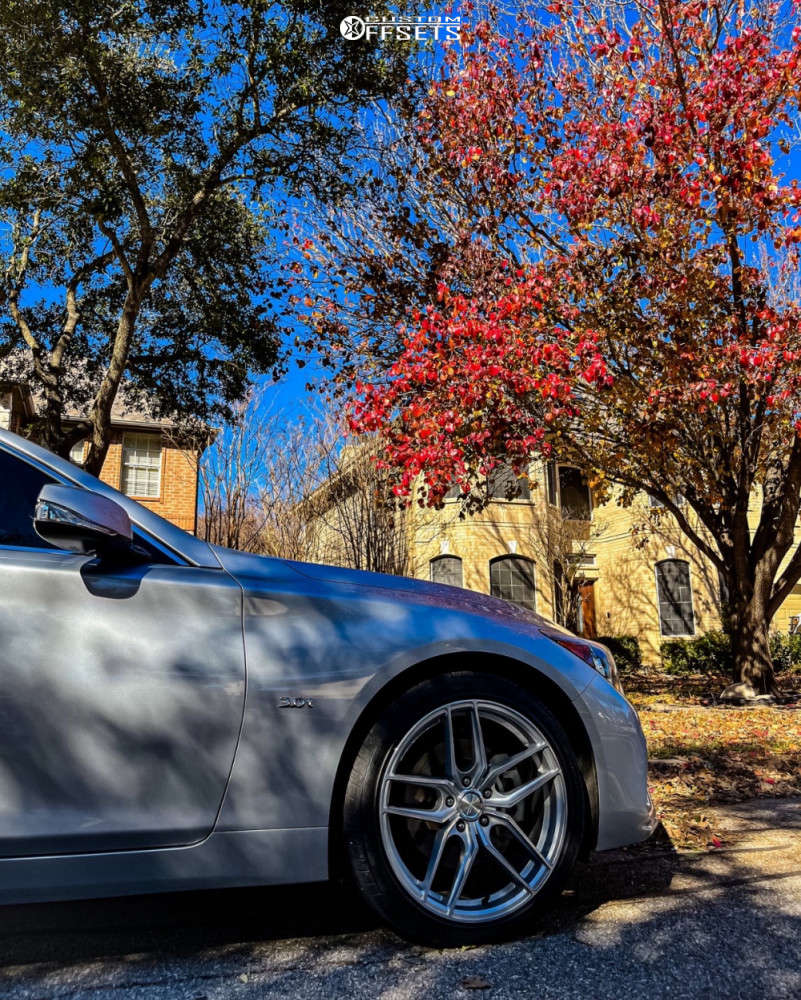 2018 INFINITI Q50 with 19x8.5 35 ARC Ar15 and 235/40R19 Vercelli Strada ...