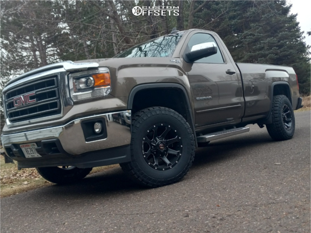 2015 GMC Sierra 1500 with 17x9 -12 Ballistic Hawk and 275/75R17 Dick ...