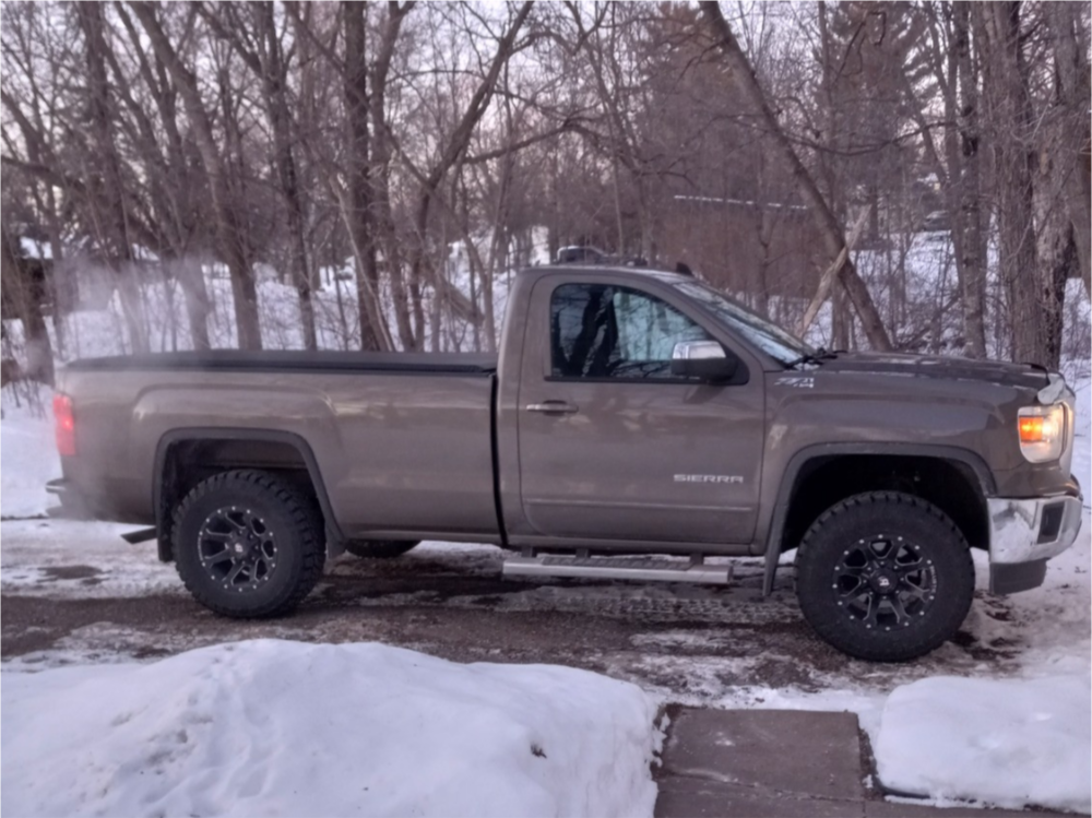 2015 GMC Sierra 1500 with 17x9 -12 Ballistic Hawk and 275/75R17 Dick ...