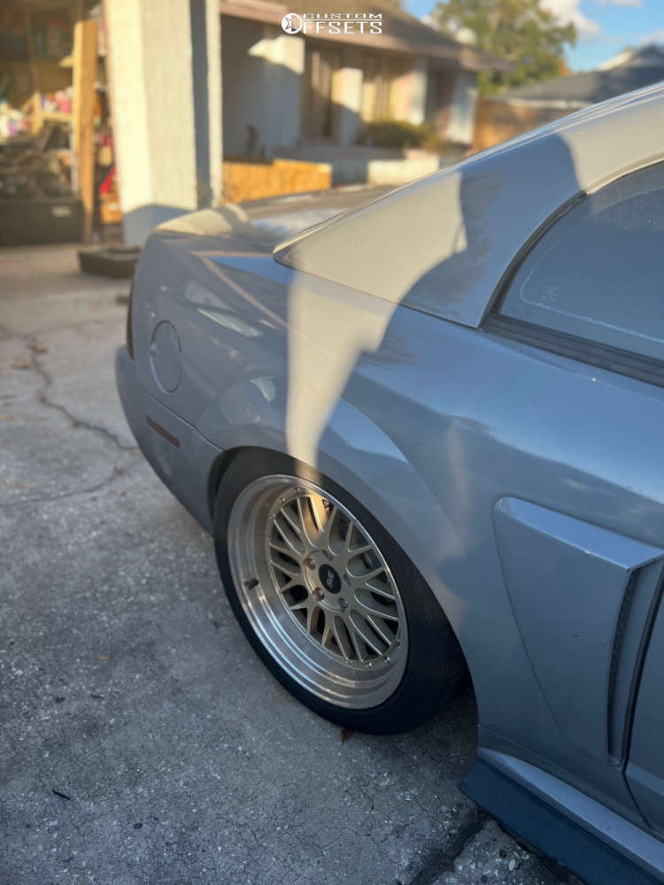 2001 Ford Mustang with 18x9 22 SVE Series 1 and 265/35R18 Firestone ...