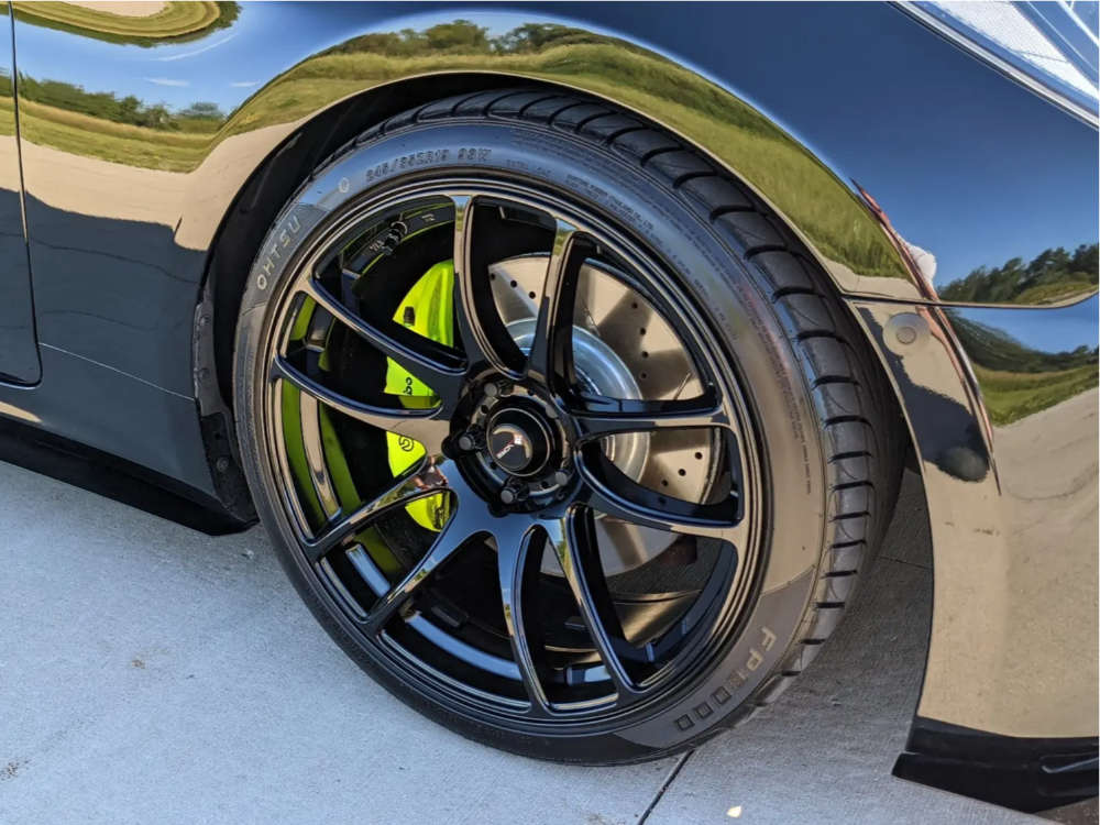 2013 Hyundai Genesis Coupe with 19x9.5 22 Vors Tr4 and 245/35R19 Ohtsu ...