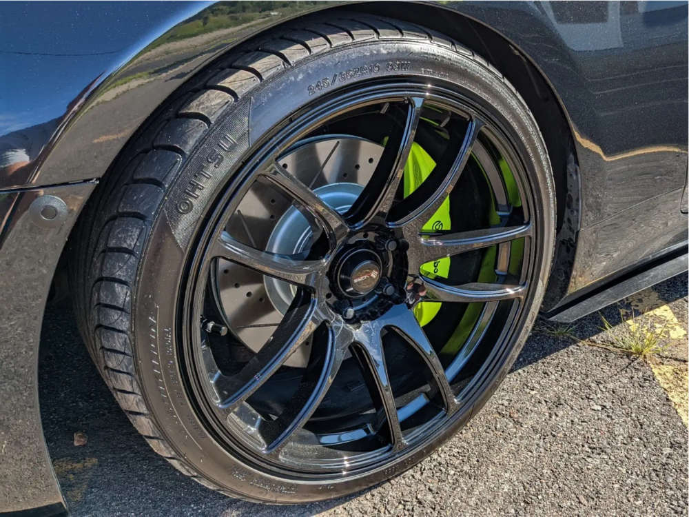 2013 Hyundai Genesis Coupe with 19x9.5 22 Vors Tr4 and 245/35R19 Ohtsu ...