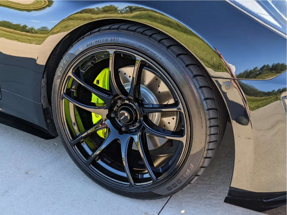 2013 Hyundai Genesis Coupe with 19x9.5 22 Vors Tr4 and 245/35R19 Ohtsu ...