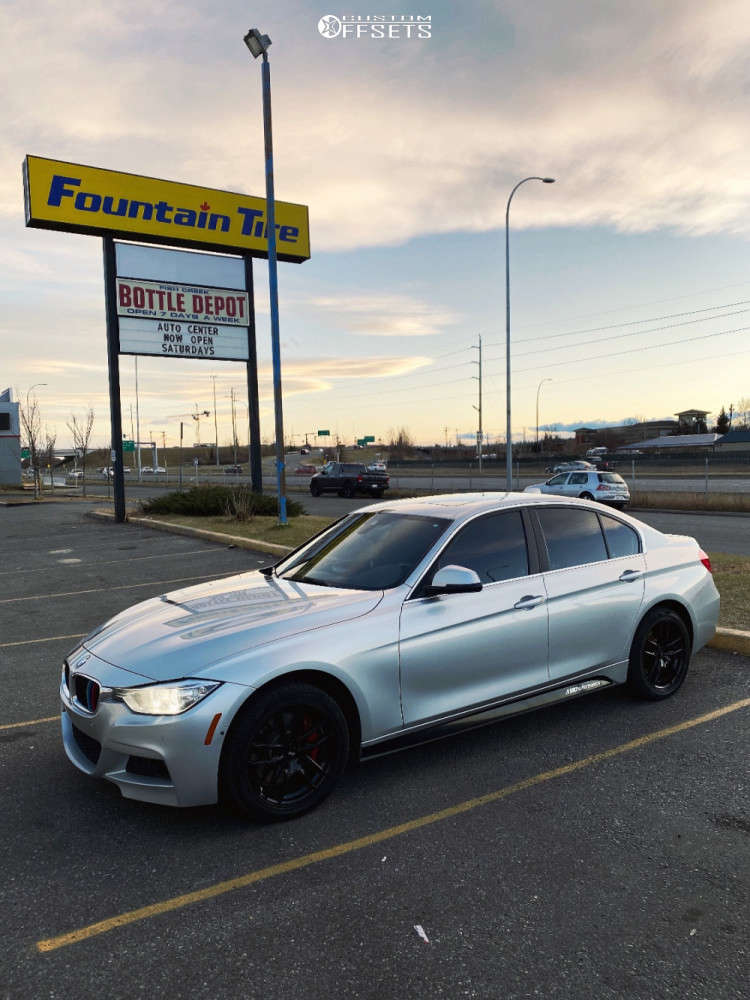 2015 BMW 335i XDrive with 18x9.5 35 Apex Arc-8 and 245/35R18 Nankang Ns ...
