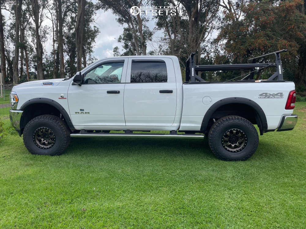 2020 Ram 2500 with 17x9 -12 Raceline Avenger and 37/12.5R17 BFGoodrich ...