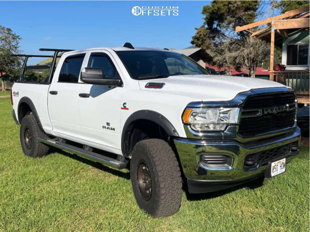 2020 Ram 2500 with 17x9 -12 Raceline Avenger and 37/12.5R17 BFGoodrich ...