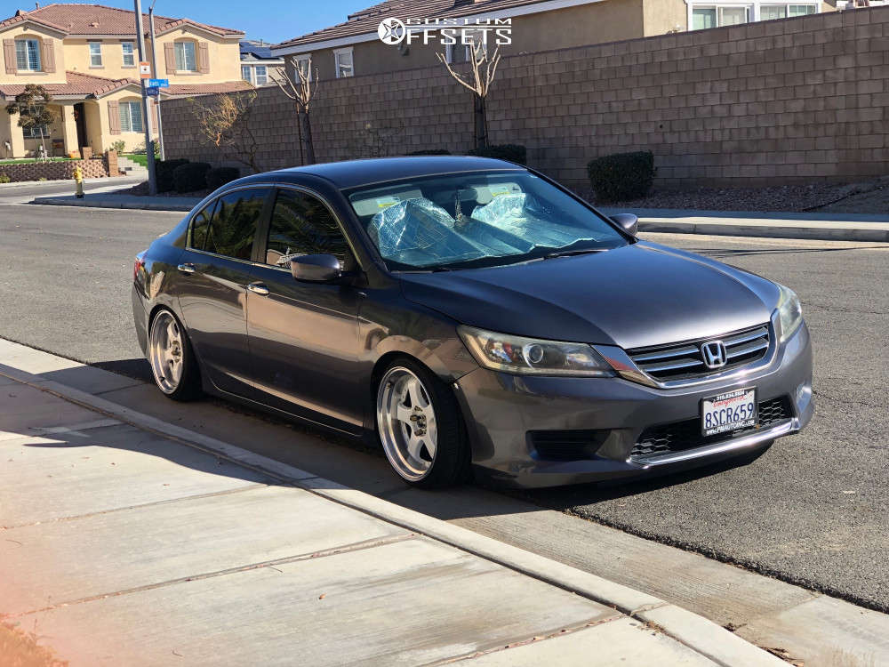 2013 Honda Accord with 18x9.5 20 MST Mt07 and 215/35R18 Federal 595 Rs ...
