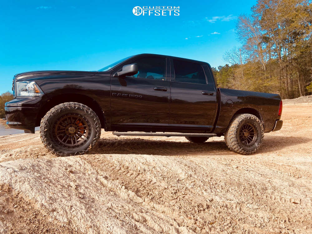 2011 Ram 1500 with 20x10 -19 Axe Offroad Icarus and 35/13.5R20 Atturo ...