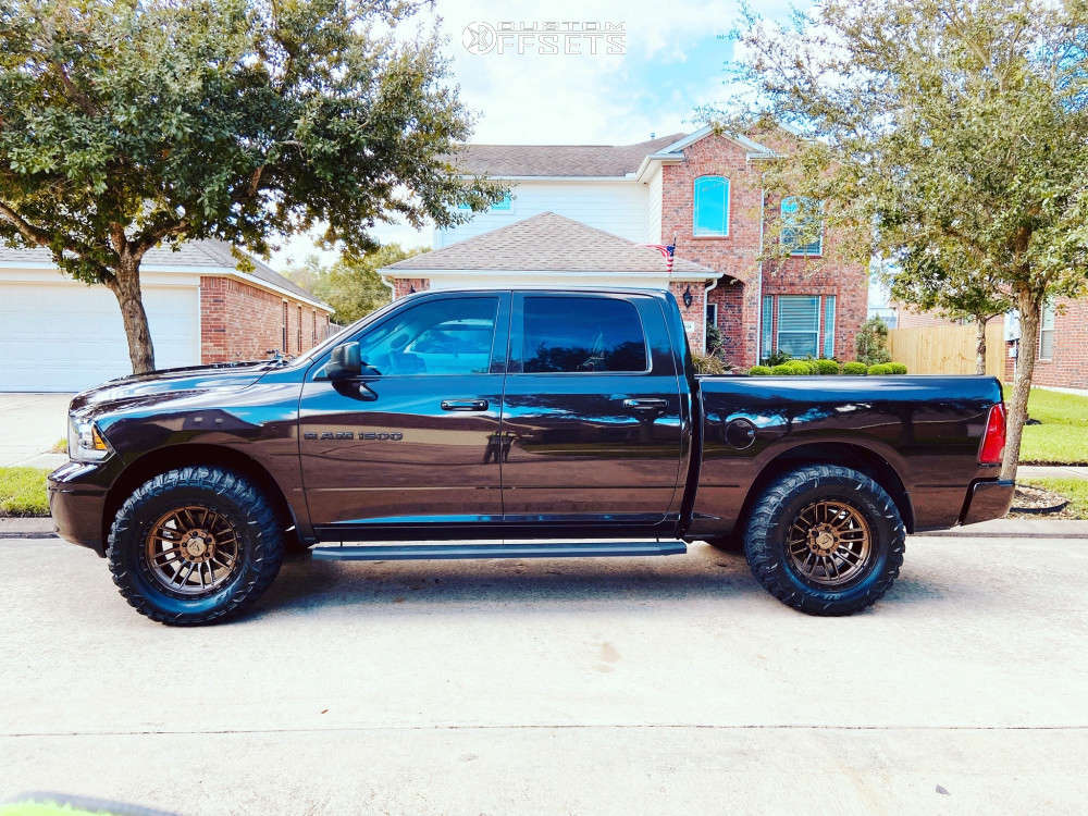 2011 Ram 1500 with 20x10 -19 Axe Offroad Icarus and 35/13.5R20 Atturo ...