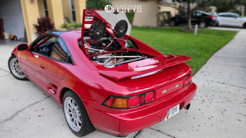 1991 Toyota MR2 with 16x7 33 Volk Ce28n and 205/45R16 Toyo Tires Proxes ...