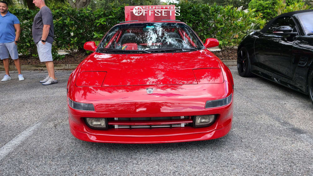 1991 Toyota MR2 with 16x7 33 Volk Ce28n and 205/45R16 Toyo Tires Proxes ...