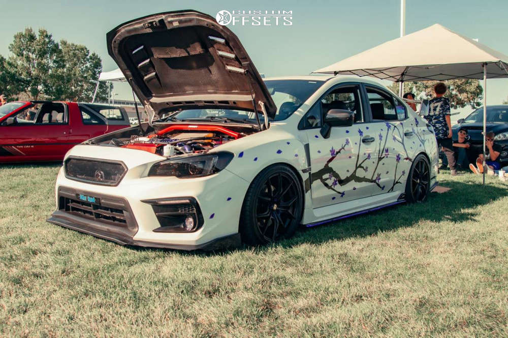 2018 Subaru WRX with 18x8.5 40 Drag Dr67 and 245/40R18 Goodyear Eagle ...