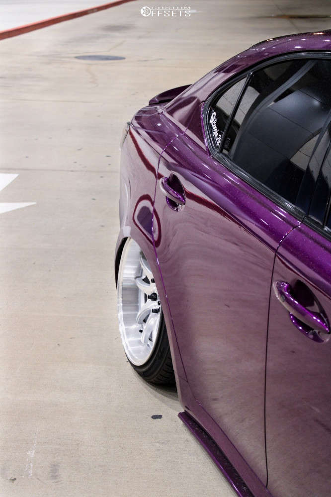 2008 Lexus IS250 with 18x9.5 15 Aodhan Ds02 and 215/35R18 Lionhart Lh ...