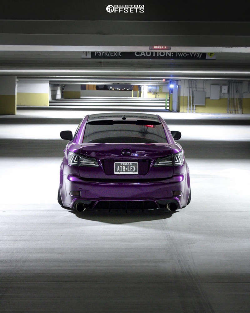 2008 Lexus IS250 with 18x9.5 15 Aodhan Ds02 and 215/35R18 Lionhart Lh ...