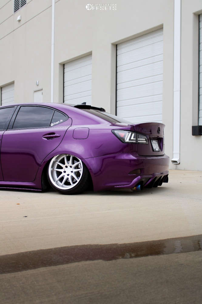 2008 Lexus IS250 with 18x9.5 15 Aodhan Ds02 and 215/35R18 Lionhart Lh ...