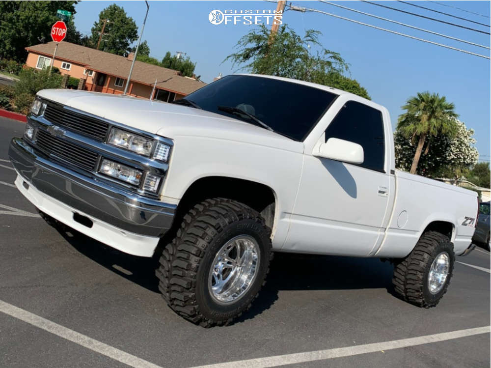 1995 Chevrolet K1500 with 16x12 -51 Weld Off-Road Cheyenne and 31/12 ...
