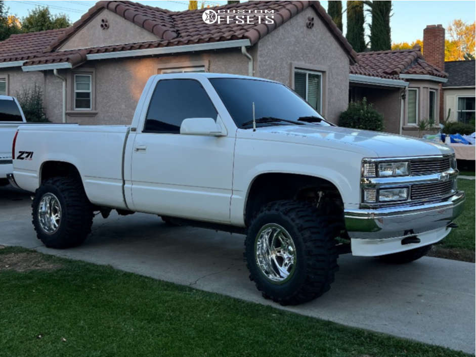 1995 Chevrolet K1500 with 16x12 -51 Weld Off-Road Cheyenne and 31/12 ...