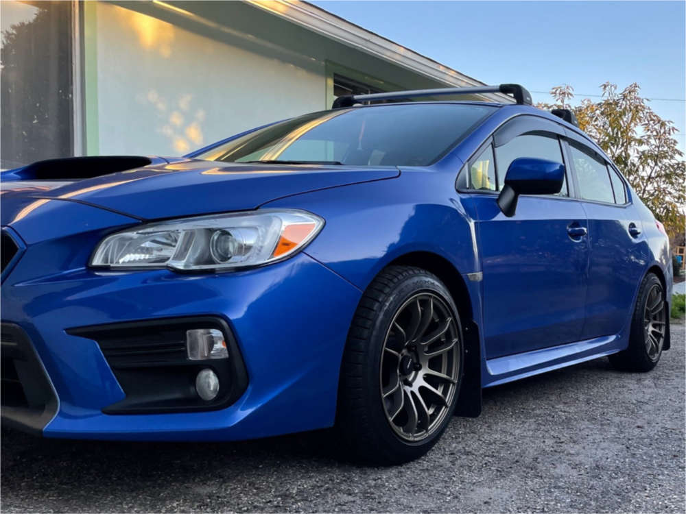 2020 Subaru WRX with 17x9 35 AVID1 Av20 and 235/45R17 Dunlop Sp Sport ...