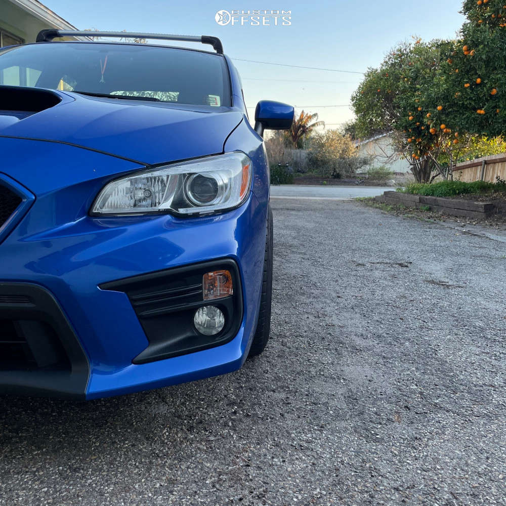 2020 Subaru WRX with 17x9 35 AVID1 Av20 and 235/45R17 Dunlop Sp Sport ...