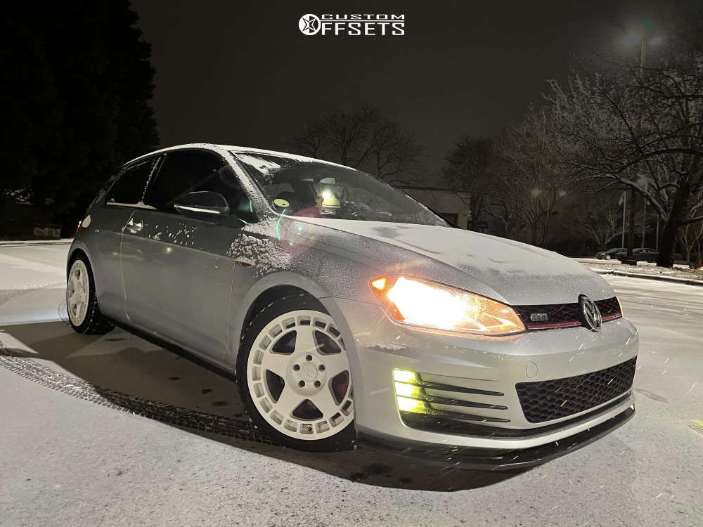 2015 Volkswagen GTI with 18x8.5 45 Fifteen52 Turbomac and 225/40R18 ...