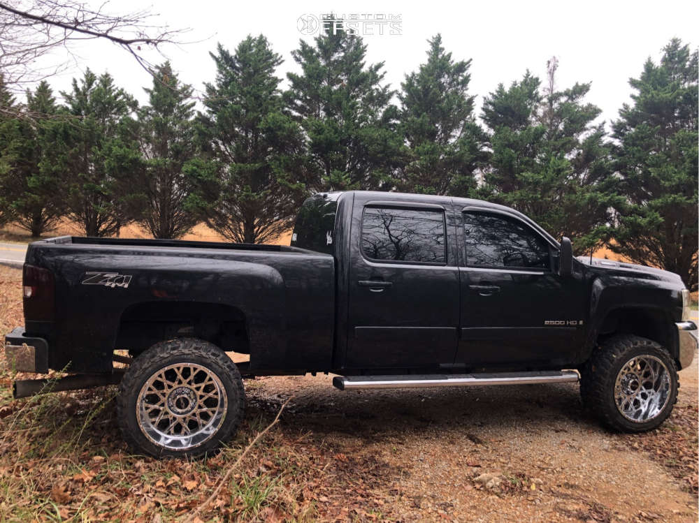 2008 Chevrolet Silverado 2500 HD Aggressive > 1" Outside Fender Stock ...