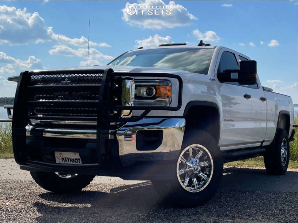 2016 GMC Sierra 2500 HD with 18x9 1 Fuel Nutz and 265/60R18 BFGoodrich ...