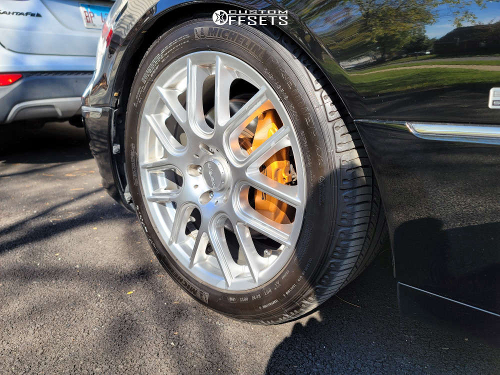 2006 Lexus LS430 with 18x8 35 Vision Cross and 245/45R18 Michelin ...
